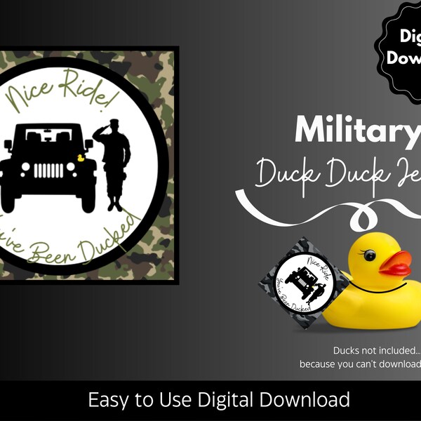 Duck Duck Jeep Tags - Etsy