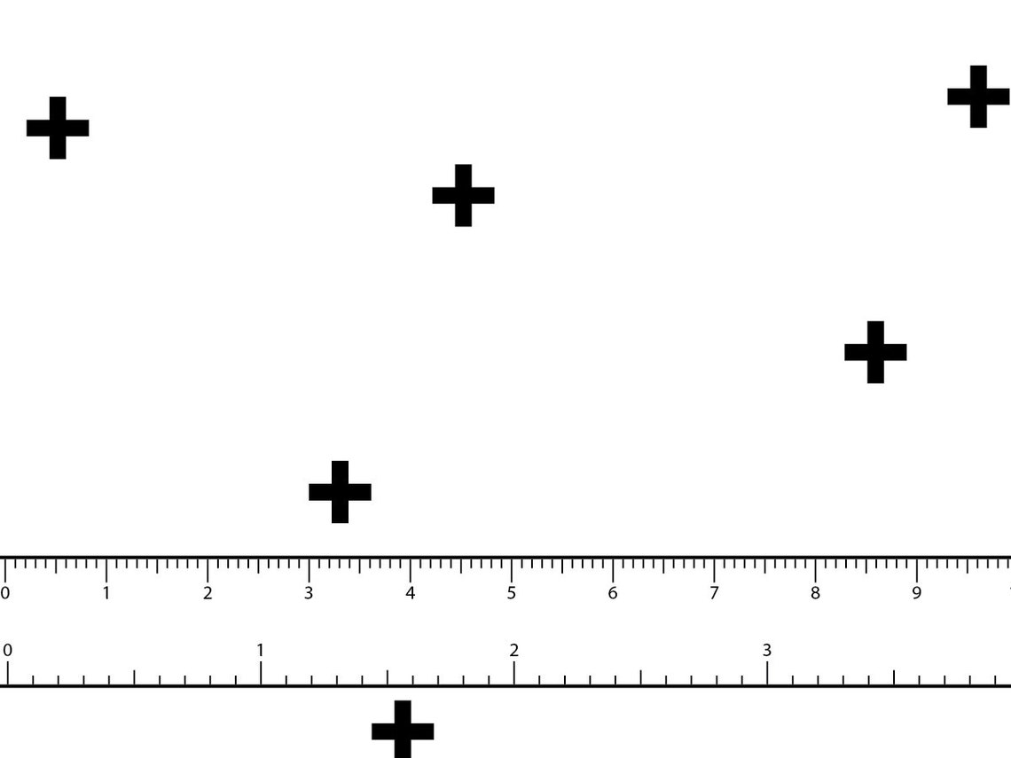 Dollhouse Wallpaper 1/12 Scale Modern Plus Sign Printable Download 8.5 ...