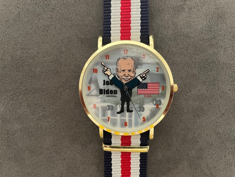 President Joe Biden Collectible Caricature Watch - Etsy