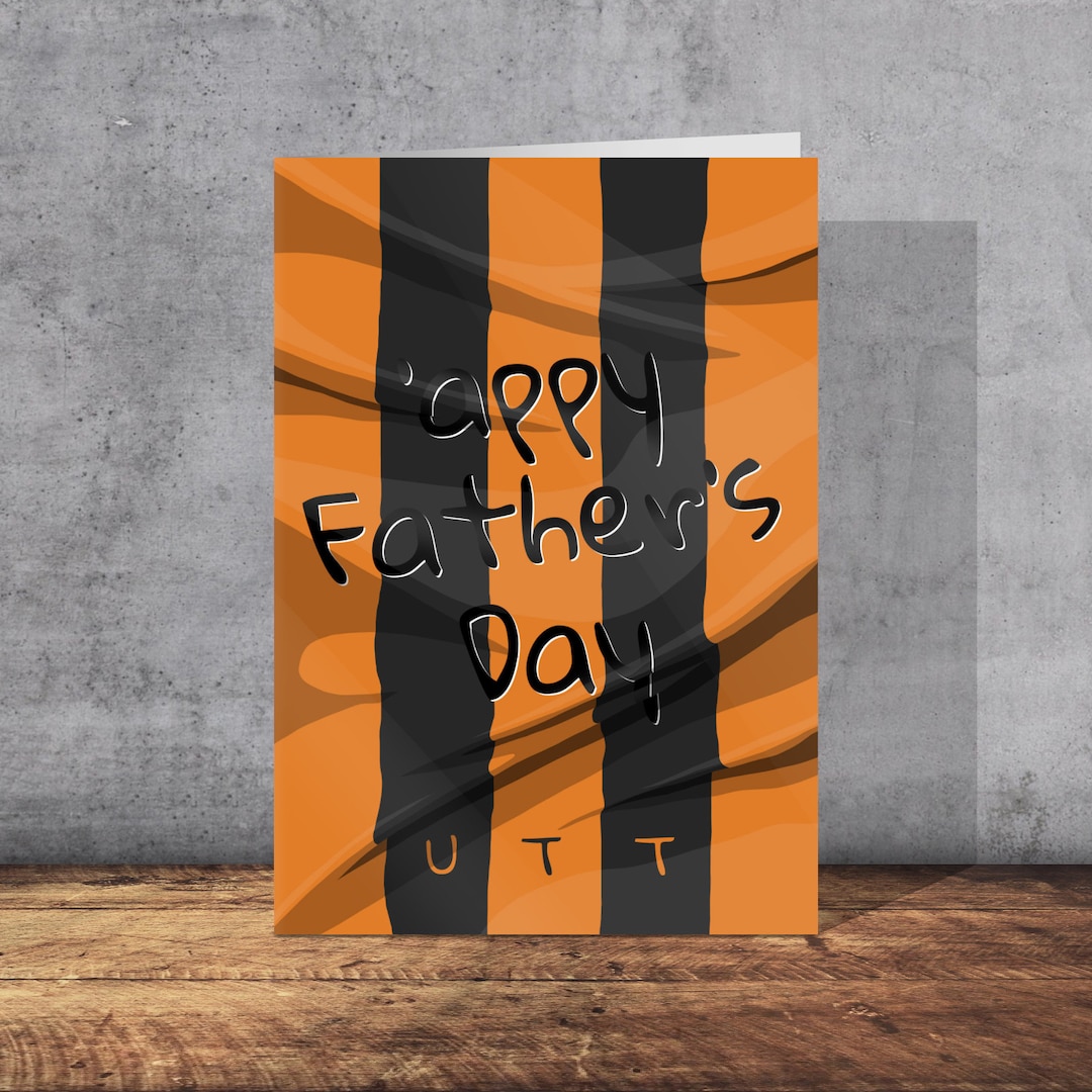 Hull City Football Club Fathers Day A5 Card & Kraft Envelope HCAFC Card ...