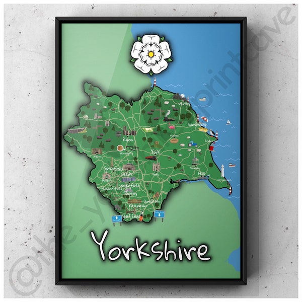 Yorkshire Print - Etsy UK