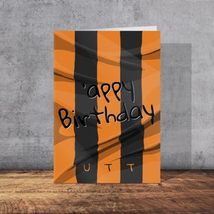 Hull City Birthday Card HCAFC Birthday Card Hull City AFC Birthday Card ...