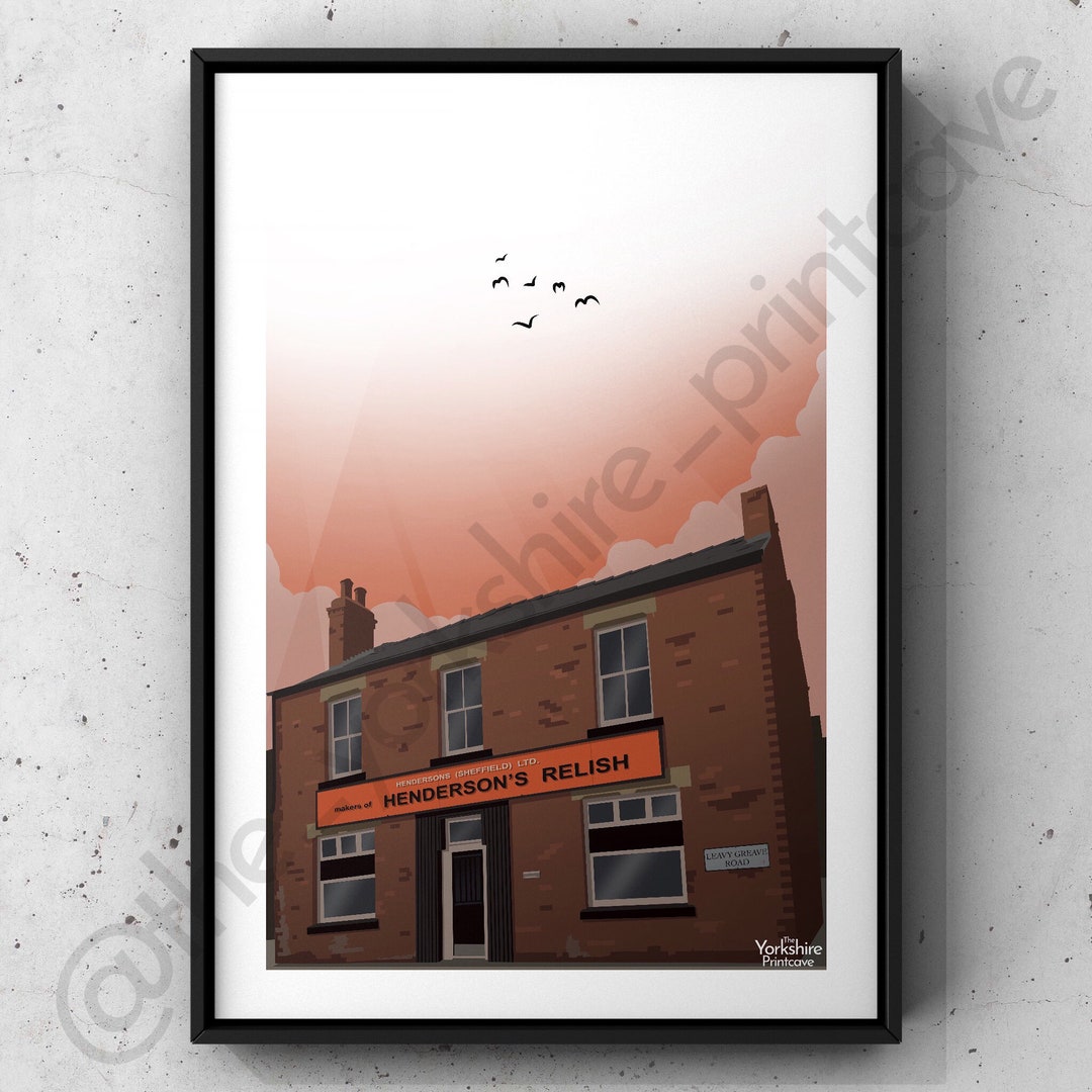 Sheffield Hendersons Relish Factory Print Sheffield Prints Sheffield ...