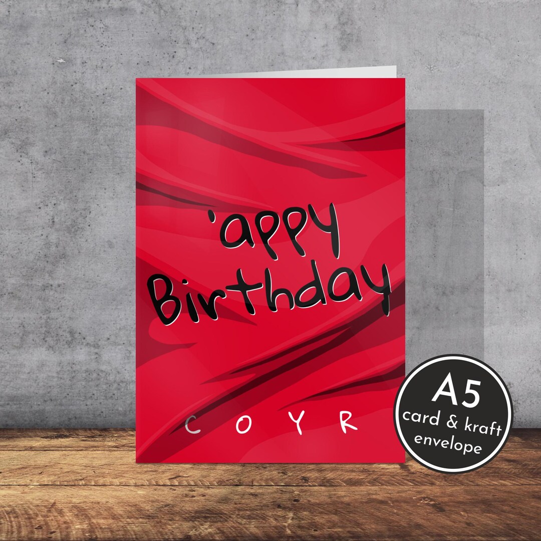 Barnsley Football Club Birthday Card | BFC Card | Barnsley Football ...