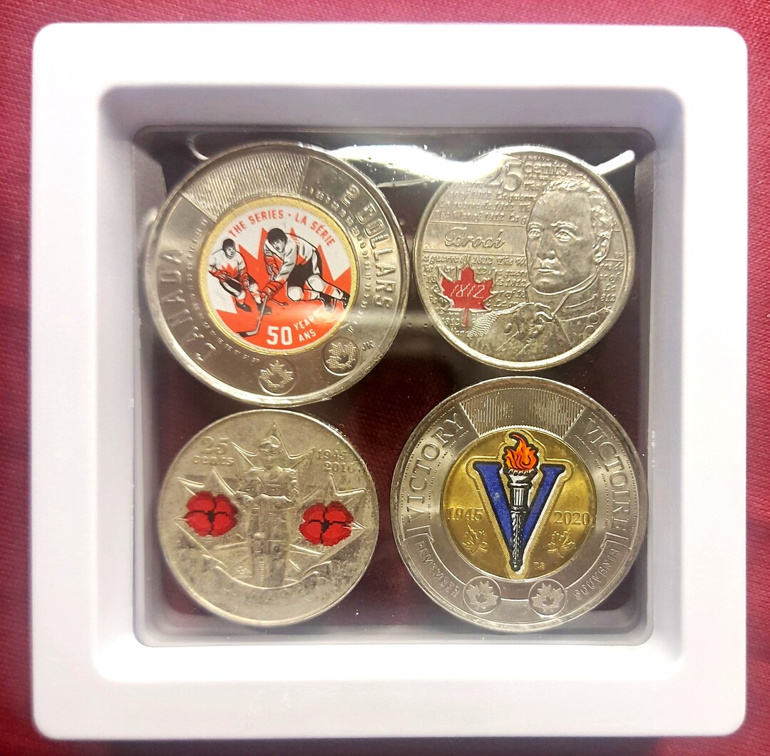 Limited Edition Near Mint Canadian Coin Set of 4 - Etsy