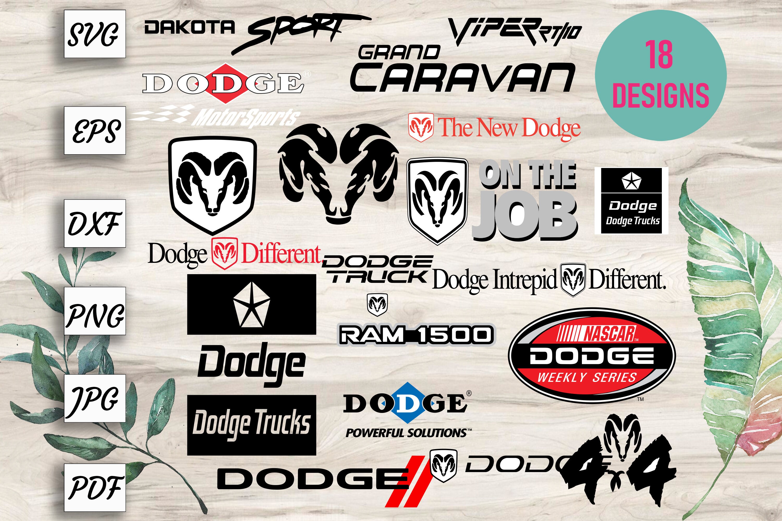 Bundle Dodge ram svg png for Cricut Dodge logo Cut Files | Etsy