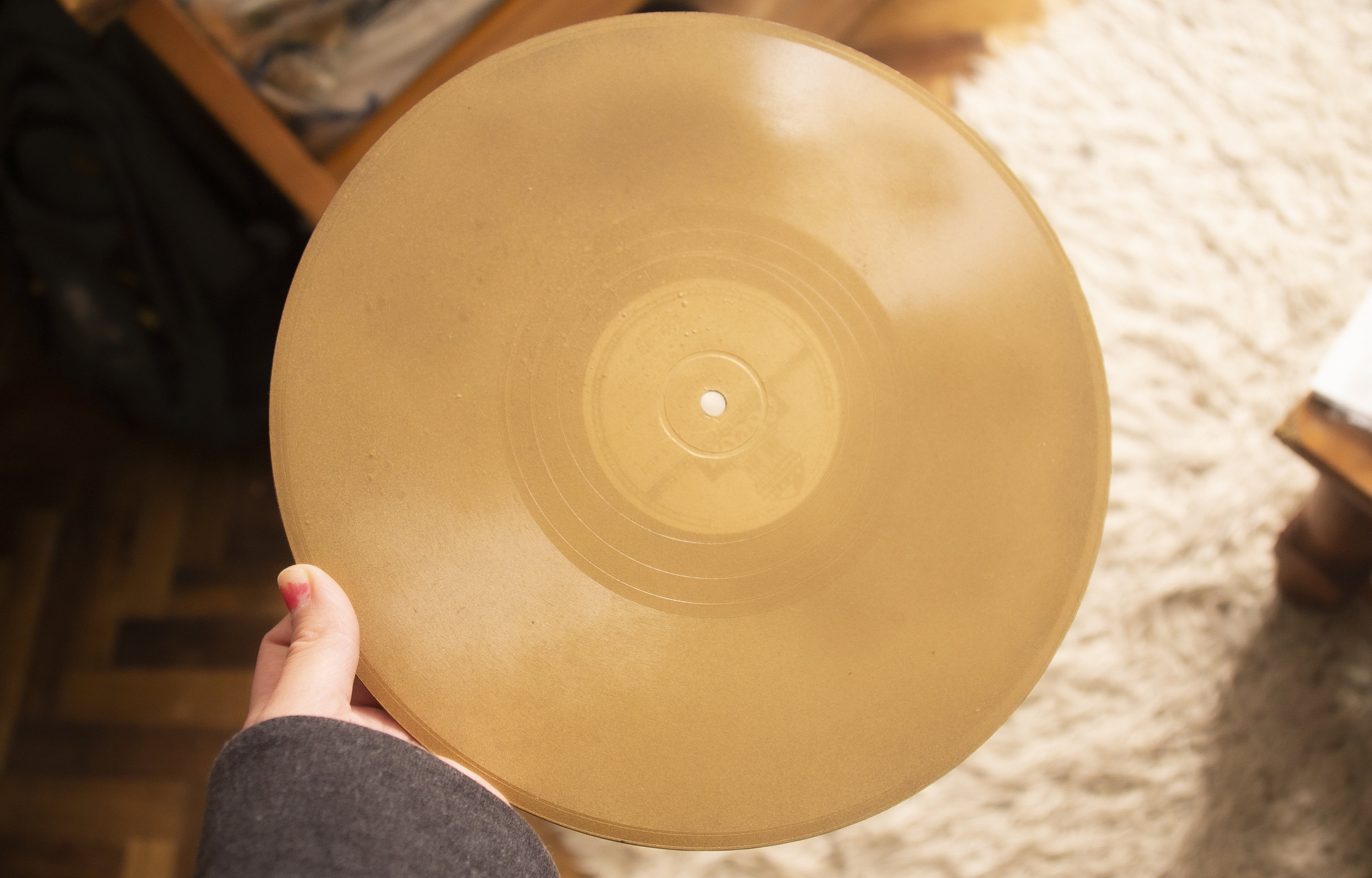 Personalized Music Plaque vinyl gold vinyl record Music | Etsy