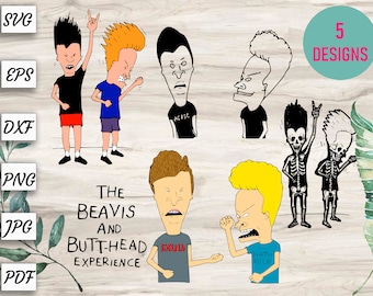 Beavis and Butthead Svg - Etsy Canada