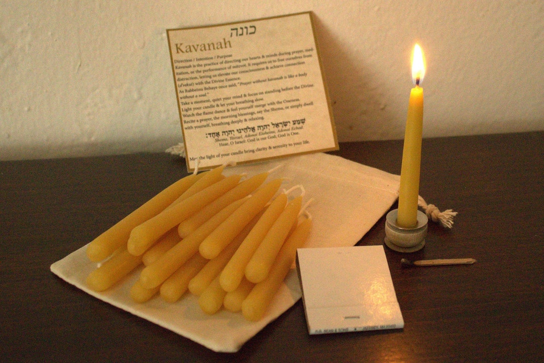 30 Minute Meditation Candle Set - Kavanah Meditation Candle - Jewish ...