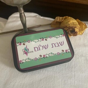 Shabbat & Havdalah Travel Kit Box - Spring Glade - SMALL - Beeswax ...