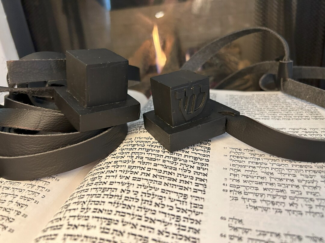 Vegan Tefillin Set - Handmade Vegan Leather Tefillin Phylacteries ...