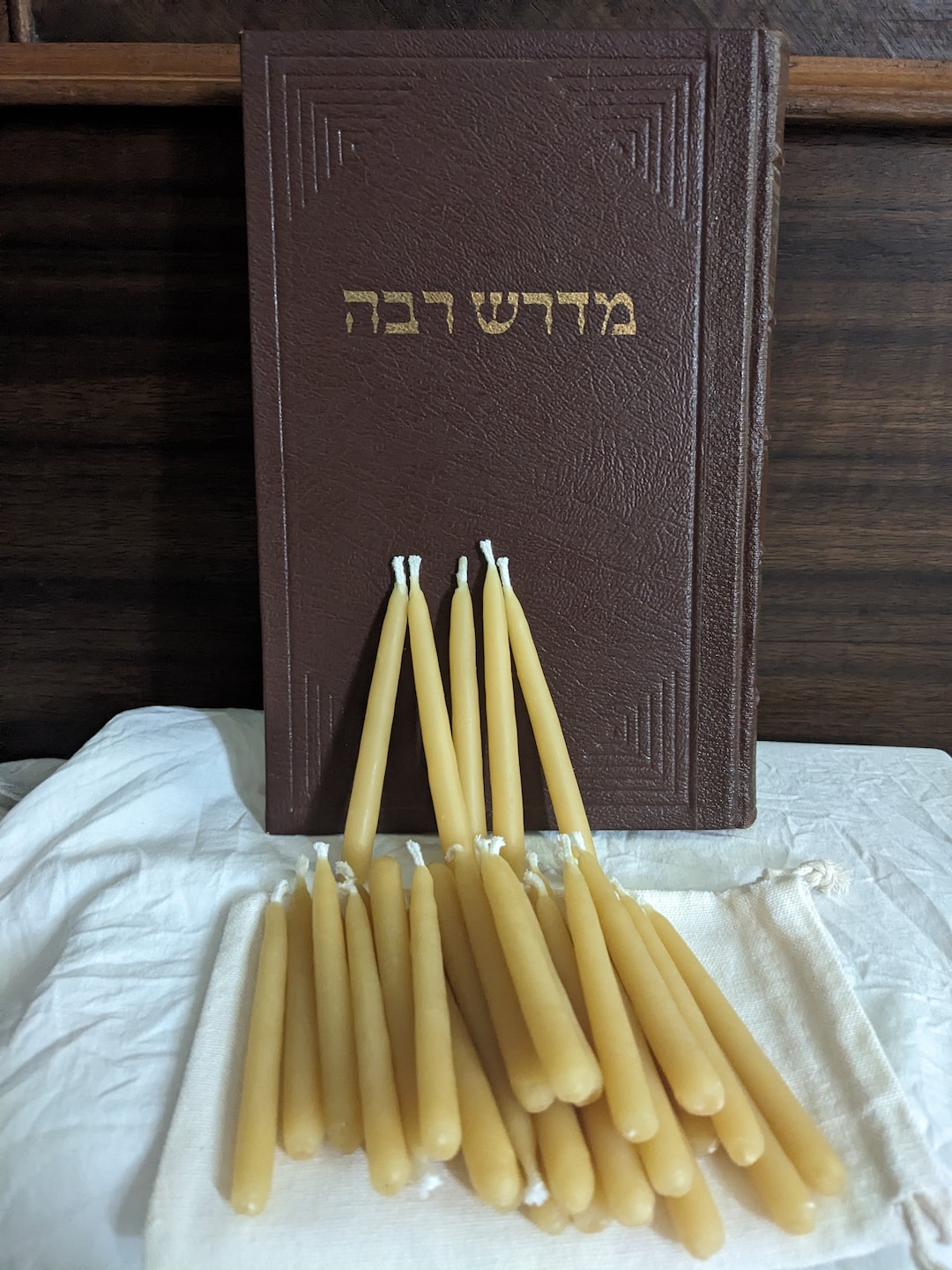Mini Beeswax Taper Candles - Mini Shabbat Candles - Shabbat Kit Extras ...