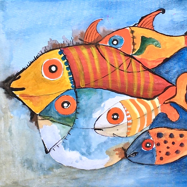 Fish Artwork - Etsy
