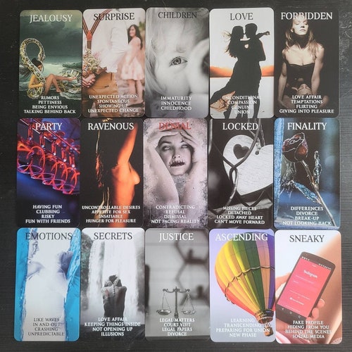 KARMIC Confessions 2 Oracle Deck Tarot Deck Twin Flame Love - Etsy