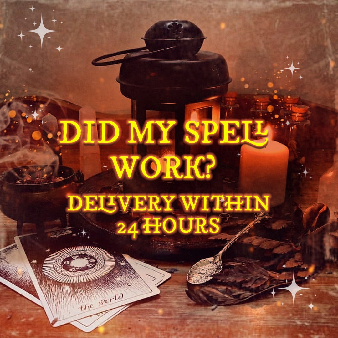 Did My Spell Work? Same Day Check If A Spell Worked Caster and Success ...