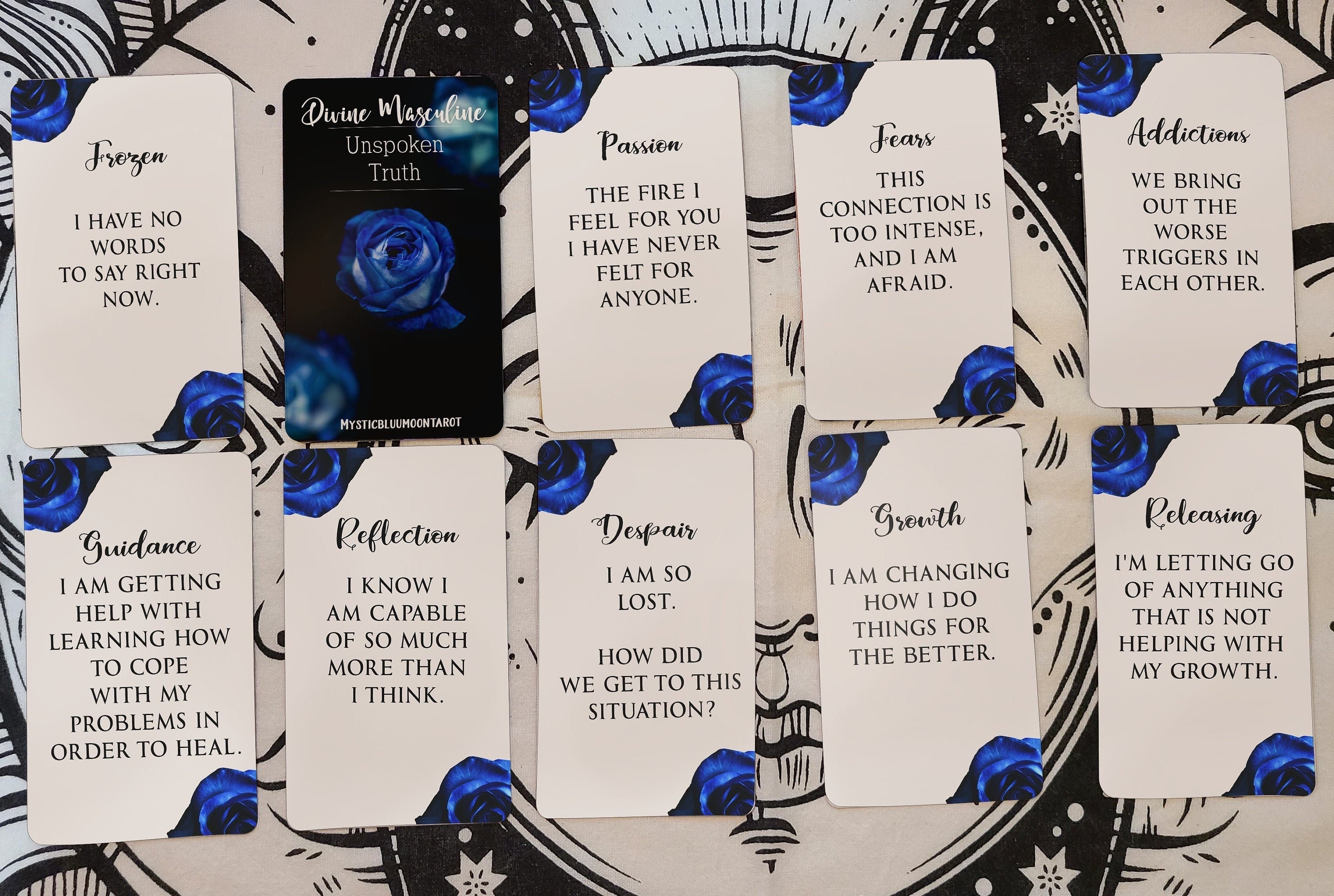 Divine Masculine Oracle Deck: Unspoken Truth Messages - Etsy
