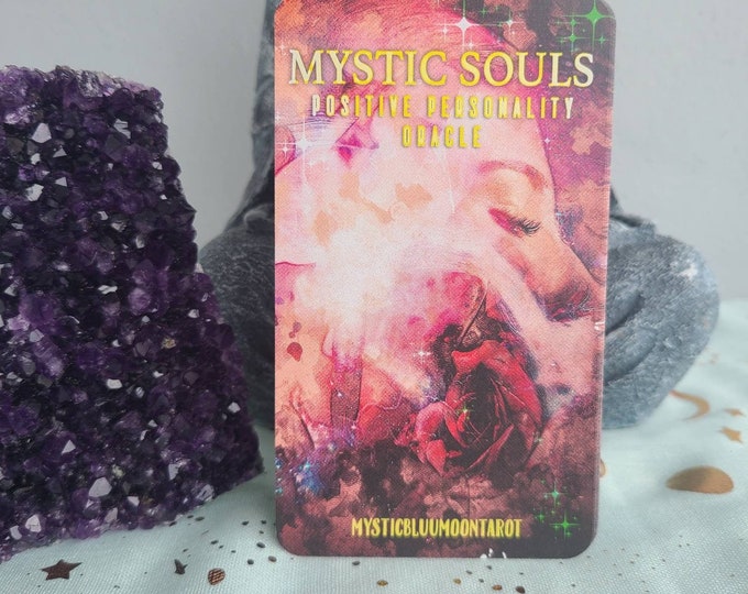 Mystic Flames Oracle Deck Physical Features Tarot Deck Oracle Card Love ...