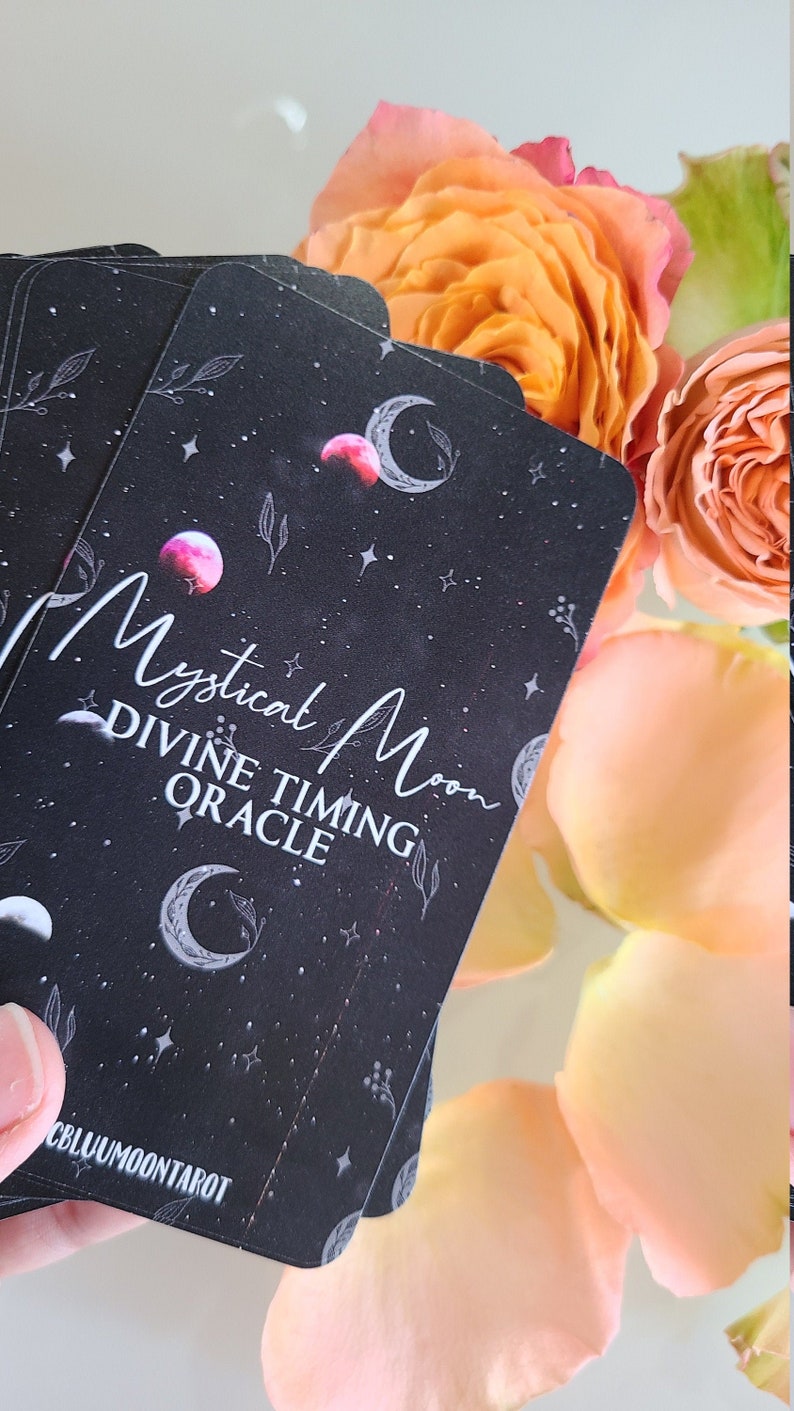 Mystical Moon Divine Timing Oracle Deck: 60 Cards - Etsy