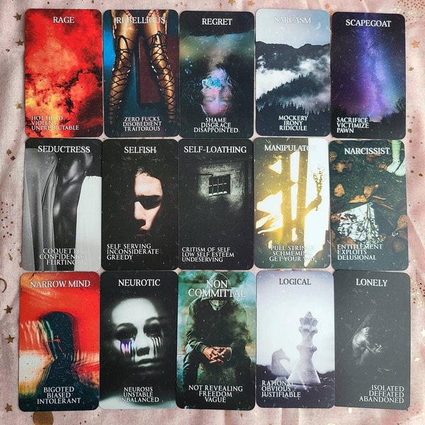 Personality Deck of Cards - Etsy
