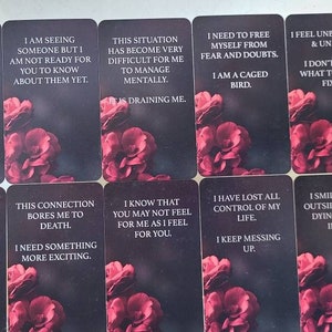 Dark Confessions of the Soul Oracle Deck: Twin Flame Messages - Etsy Canada