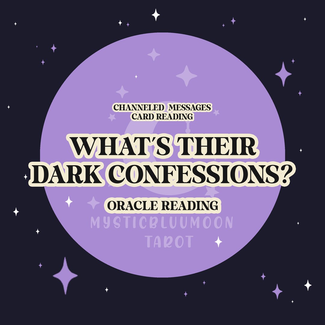 Same Day Psychic Reading: Dark Confessions, Twin Flame, Ex Messages - Etsy