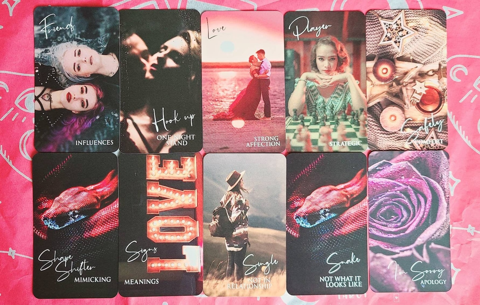 LOVE ORACLE Deck Mystic Love Oracle Deck Tarot Deck Twin Flame | Etsy