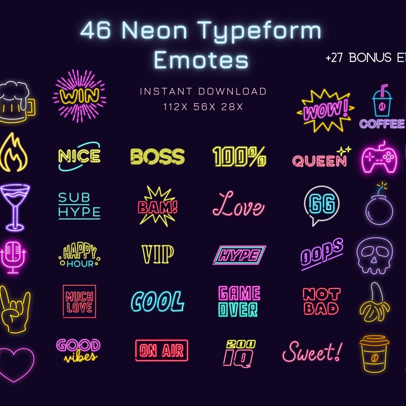 Emoji Neon Sign - Etsy UK