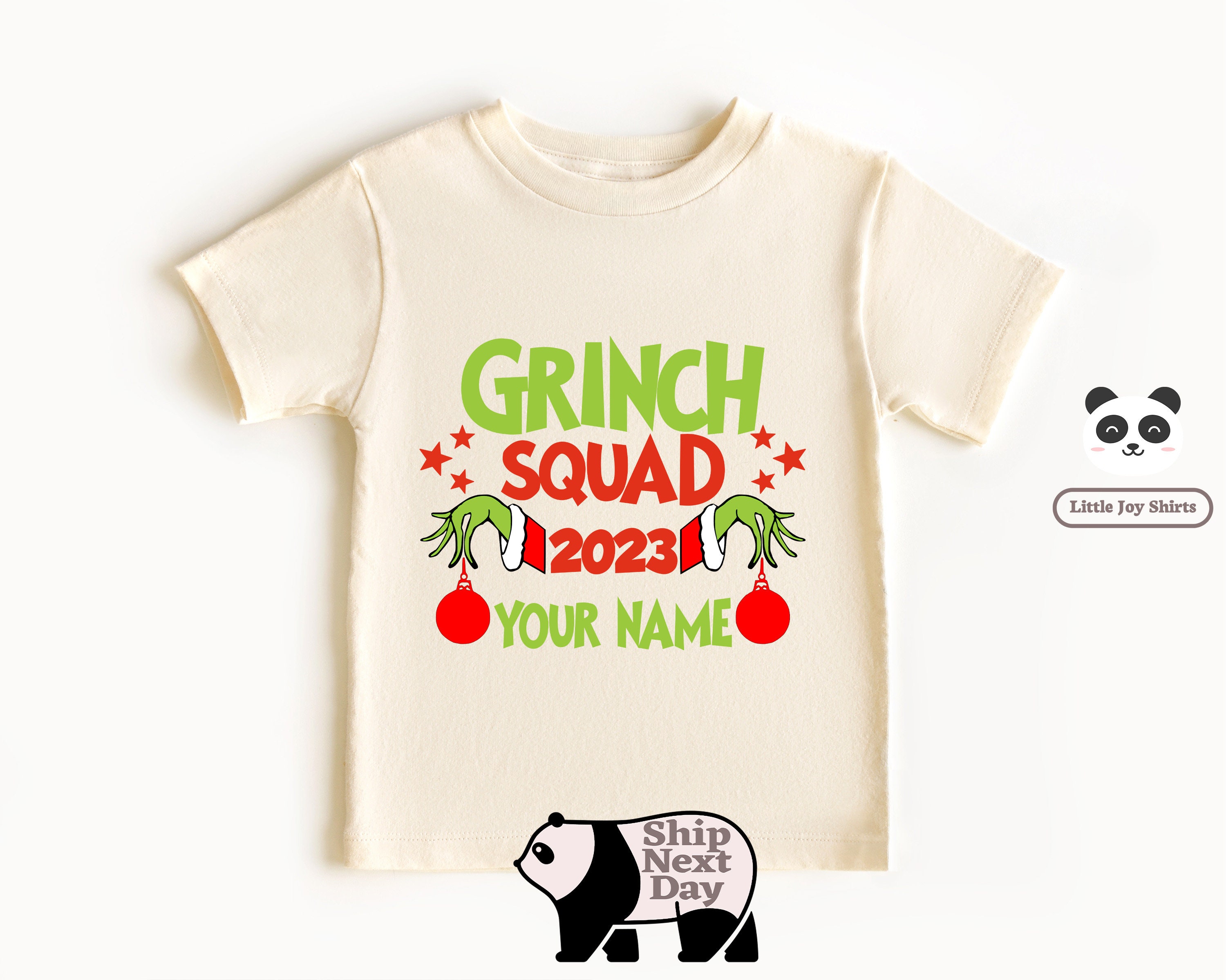 Custom Grinch Squad Shirt, 2023 Family Christmas Grinch Shirts ...