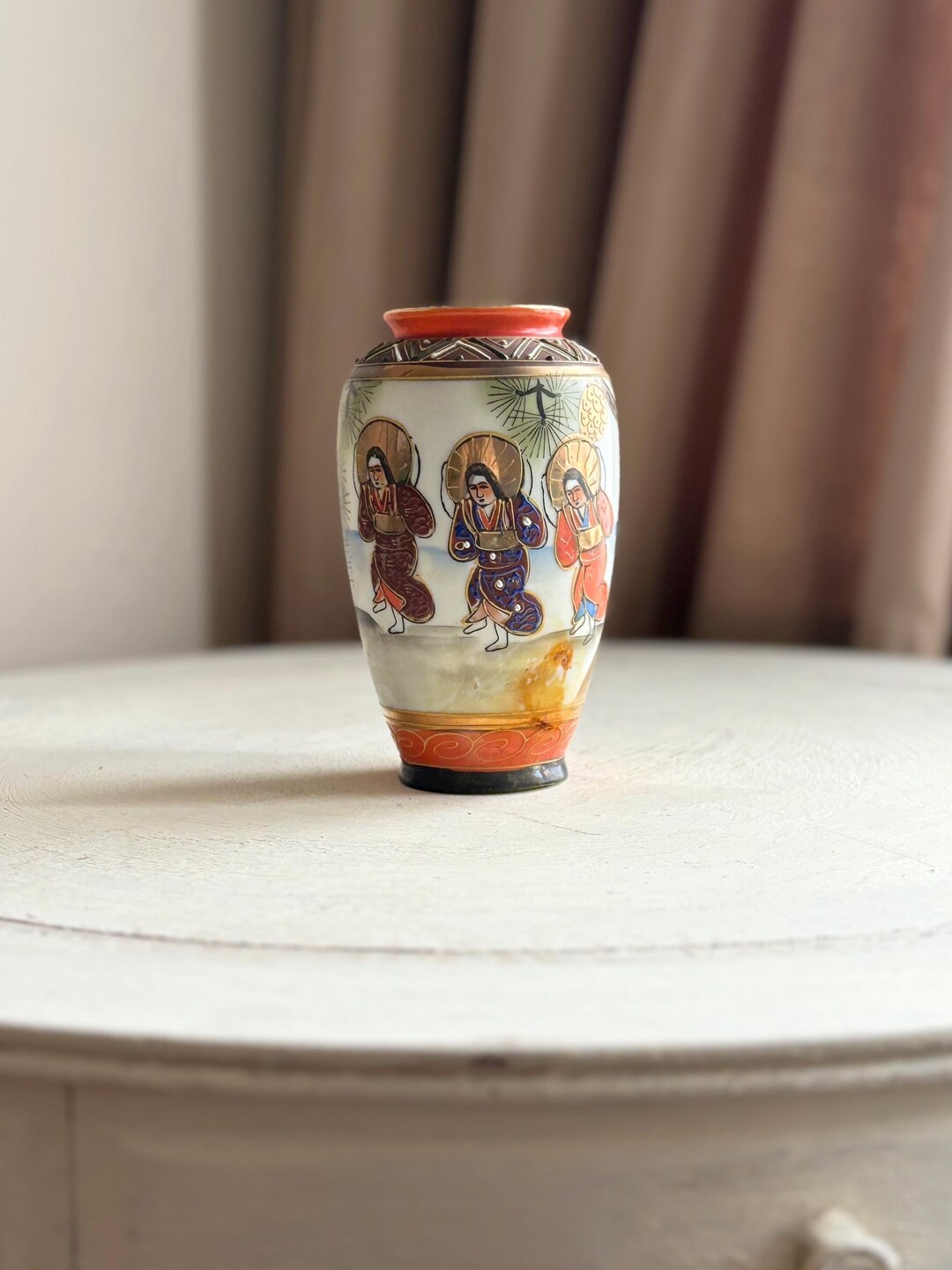 Vintae Geisha Vase , Made in Japan , 1930’s Decor - Etsy