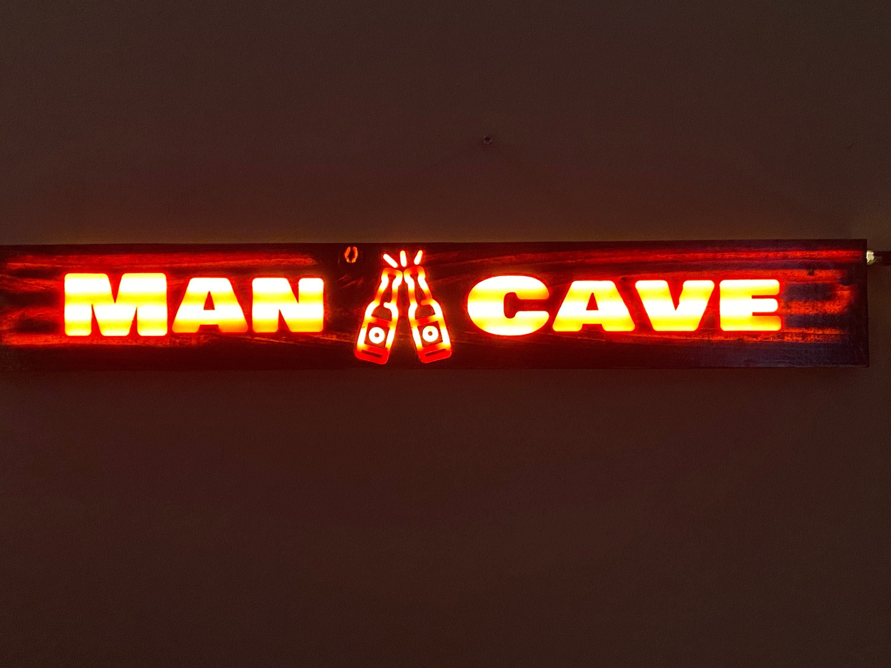 Man Cave Neon Light Sign - Etsy
