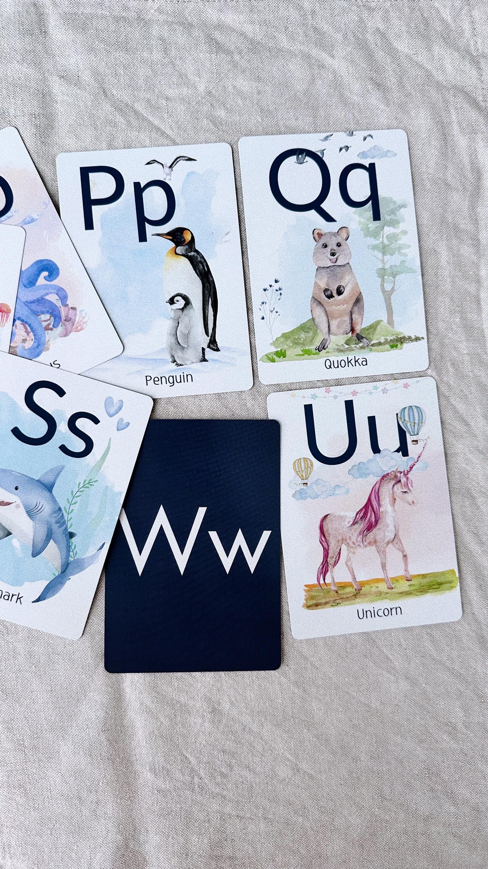 ABC English Alphabet Flashcards – Montessori Cards. Fun & Educational ...