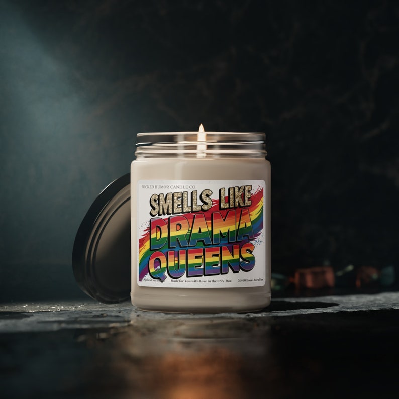LGBTQ Gift, Drama Queen Candles, Funny Sassy Pride Gift, Humorous and ...