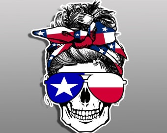 Texas State Mom Decal - Etsy