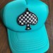 Checkered Spade Embroidery Design - Etsy