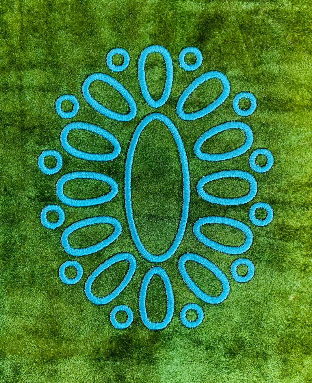 Turquoise Cluster Embroidery Design 2 - Etsy