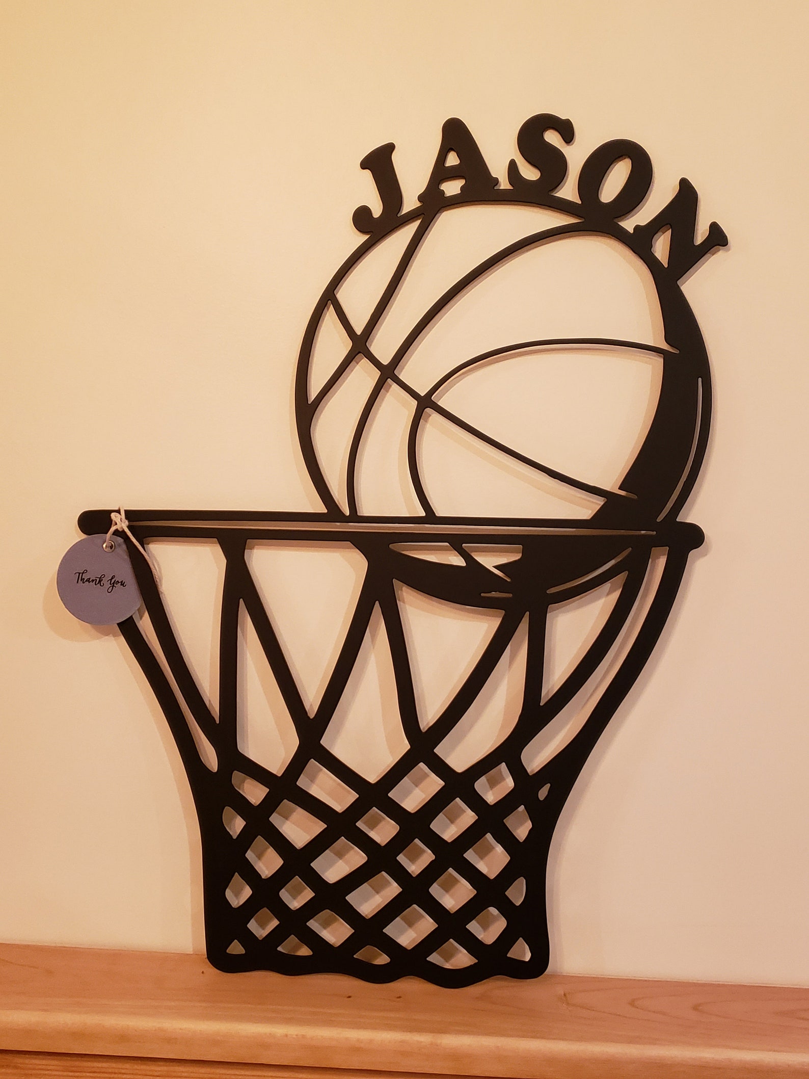 Personalized Basketball Name Sign/custom Metal Basketball With - Etsy