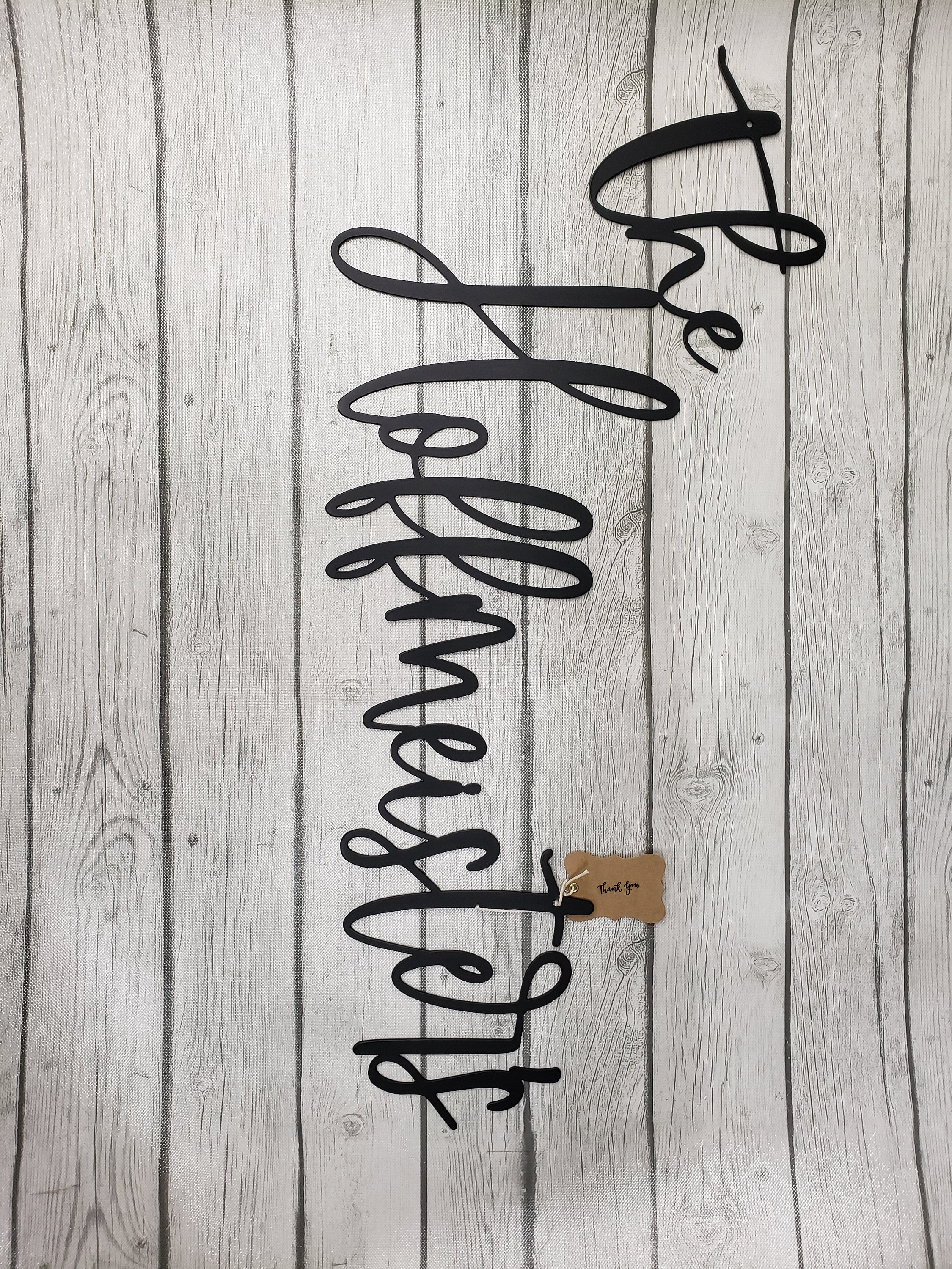 Custom Cursive Last Name Sign Cursive Metal Last Name Sign - Etsy UK