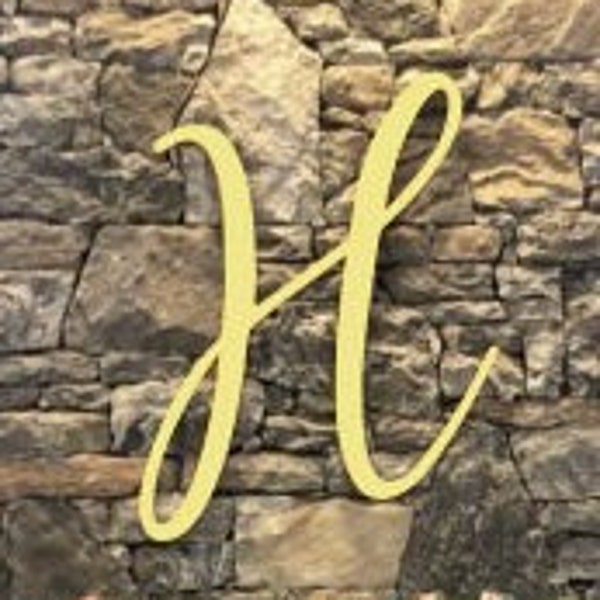 Metal Letter H - Etsy