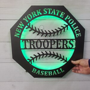 LED Custom Metal Sports Sign/baseball/softball Sign/college - Etsy