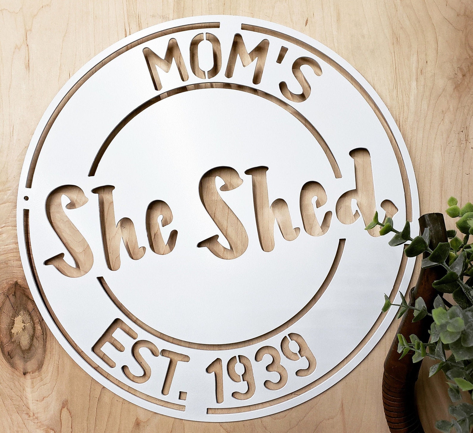 Personalized She Shed Metal Sign Custom She Shed Mom's - Etsy