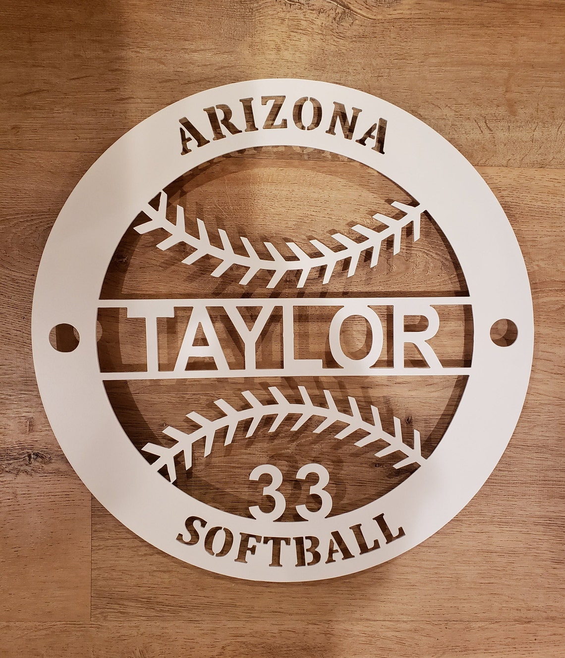 LED Custom Metal Sports Sign/softball/baseball Sign/college | Etsy