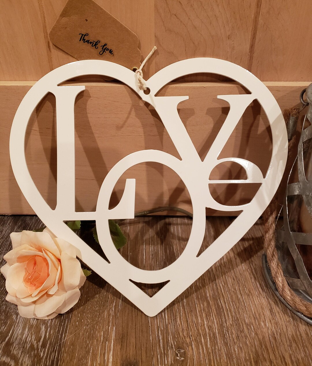 Love Heart Metal Sign/mother's Day Gift/anniversary - Etsy