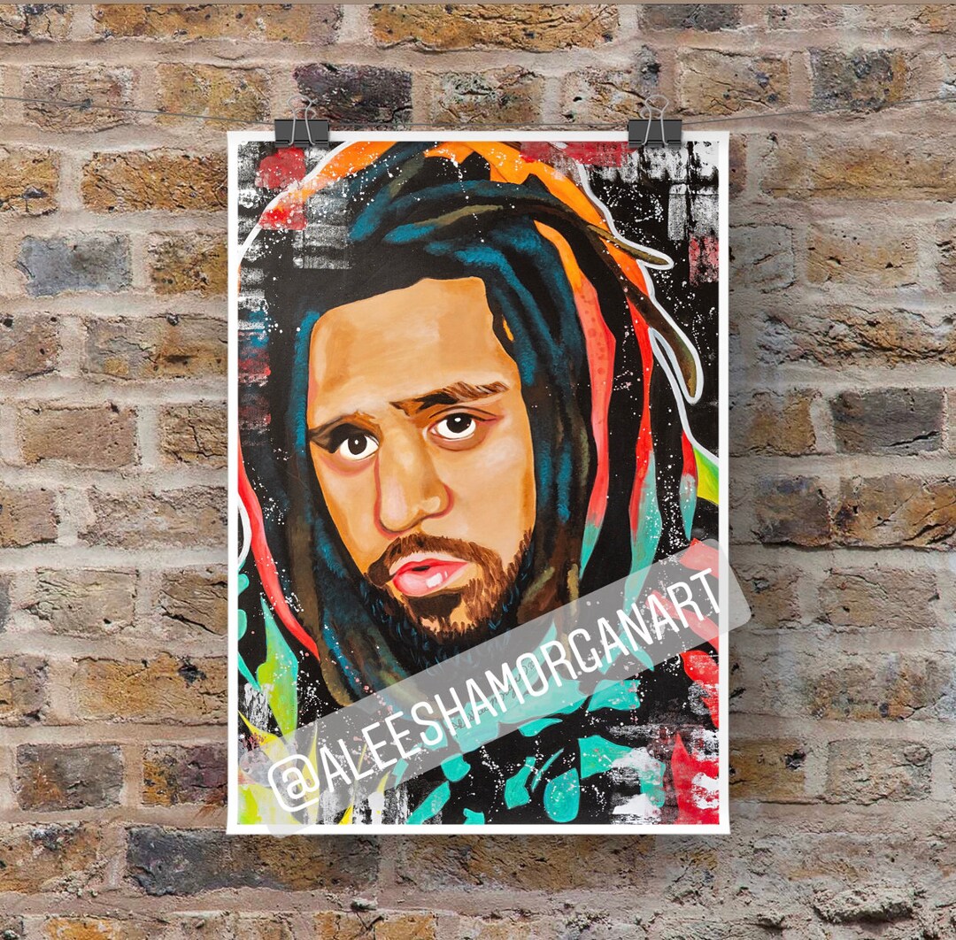 J. Cole Art Print - Etsy