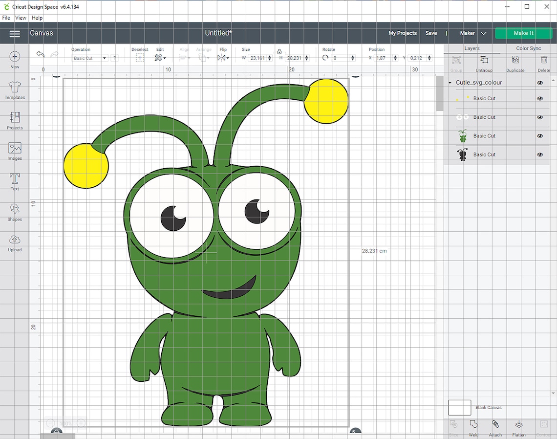 Cricut Cutie bug SVG file layered design for Cutting Printing | Etsy