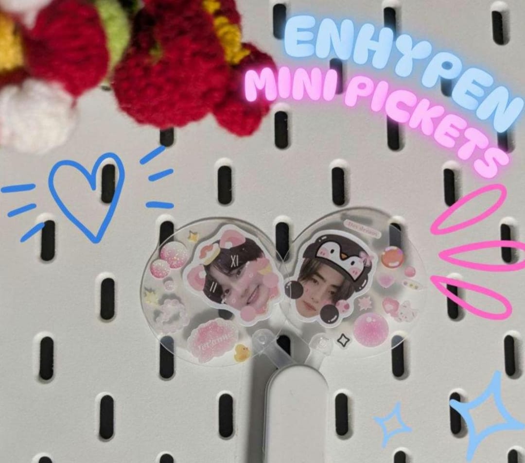 Enhypen Mini Pickets | Mini Fans | Kpop Pickets | Concert Pickets ...