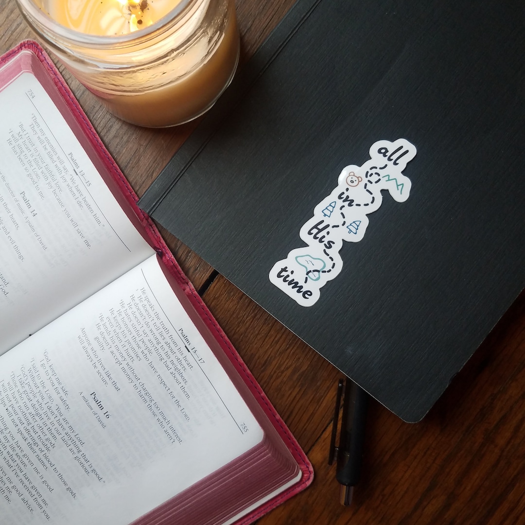 Christian Sticker, Mini Waterproof Sticker, Map, Life is a Journey ...