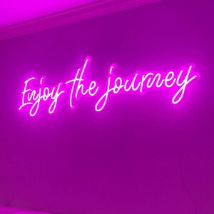 Enjoy the Journey Neon Sign Led Light , Custom Neon Sign, Decoration ...