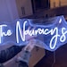 Custom Last Name Neon Sign Wedding for Reception, Led Lights Neon Sign ...