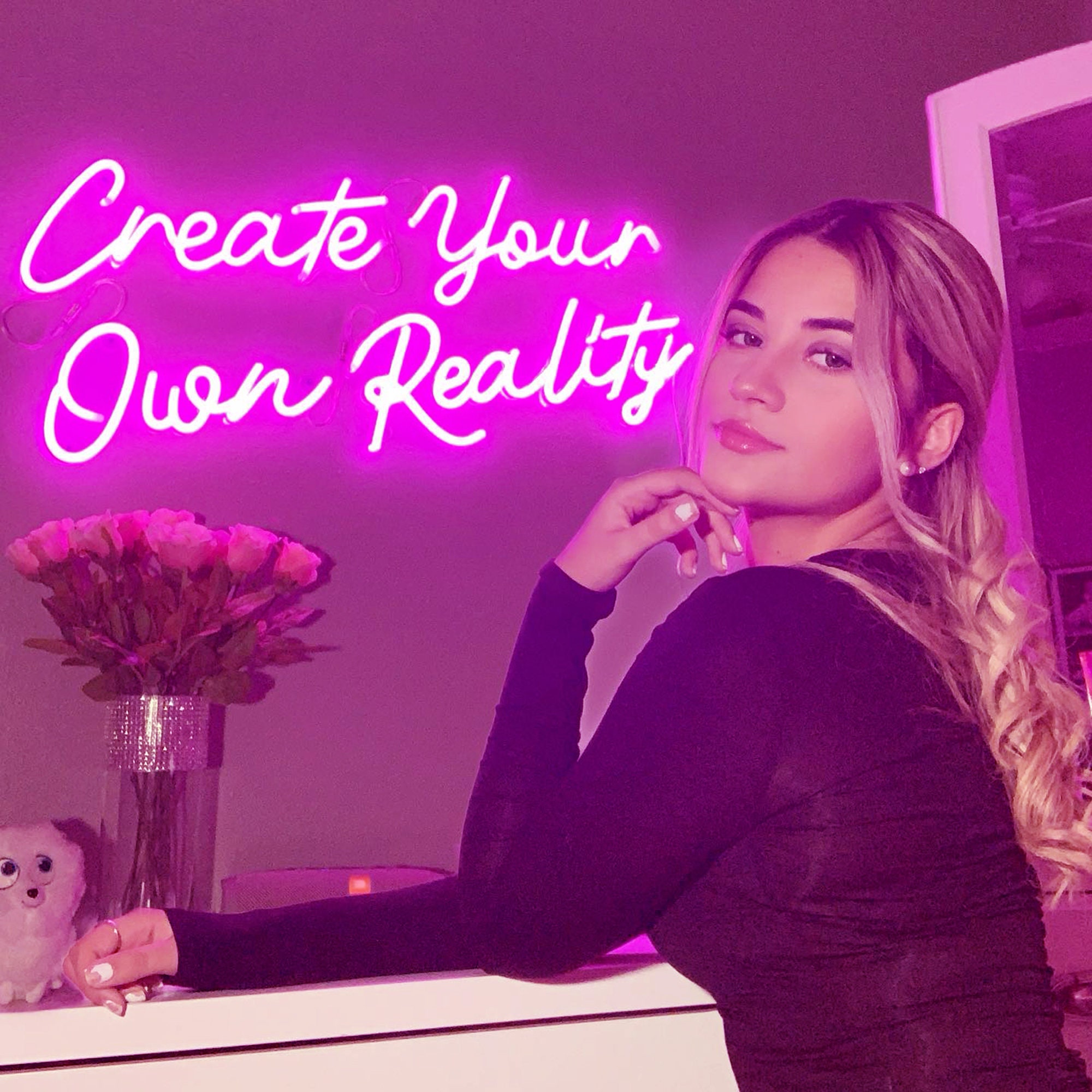 Create Your Own Reality Neon Sign Led Light Custom Neon | Etsy