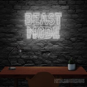 Beast Mode Neon Sign Led Light Home Decor, Custom Neon Sign,decoration ...